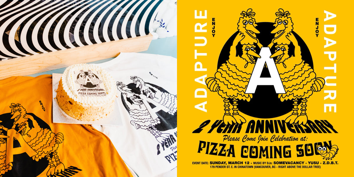 ADAPTURE X PIZZA COMING SOON 2 YEAR ANNIVERSARY